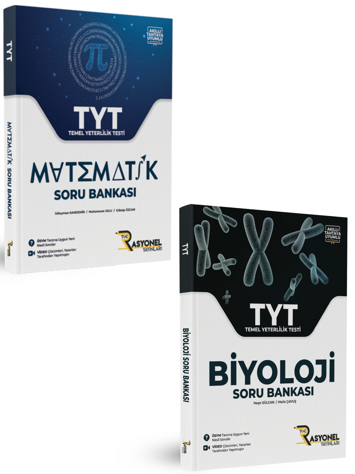 TYT Matematik - TYT Biyoloji Soru Bankası Seti (2 Kitap)